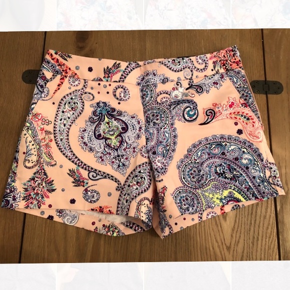 Express | Shorts | Express Colorful Paisley Shorts | Poshmark